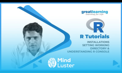 Learn R Tutorial Getting Started with R Programming Part 1 Installation Working Directory R ...
