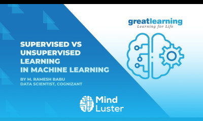 Learn Supervised Vs Unsupervised Learning in Machine Learning ML Analytics Tutorial Great ...
