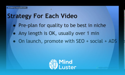 Learn Strategy for getting views from the YouTube recommendation algorithm Lesson 107 - Mind Luster