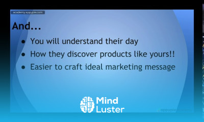 Learn How to identify your target market Lesson 148 - Mind Luster