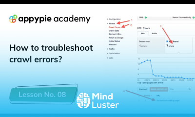 Learn Troubleshooting crawling errors Lesson 08 - Mind Luster