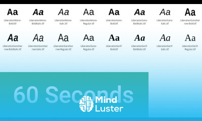 Learn Web Fonts in 60 Seconds - Mind Luster