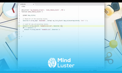 Learn Remove An Enqueued Stylesheet - Mind Luster