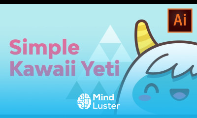 Learn Creating a Simple Kawaii Yeti Character With Basic Shapes Adobe Illustrator Tutorial ...