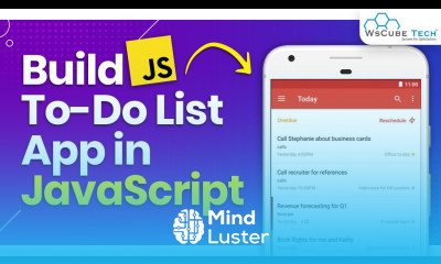 Learn Create a To Do List App using JavaScript JavaScript Projects for Beginners - Mind Luster