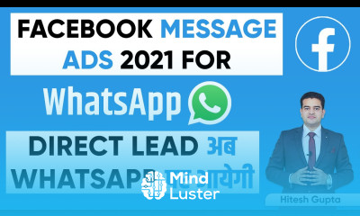 Learn Facebook Ads WhatsApp Message WhatsApp Message Ads Facebook 2021 ...