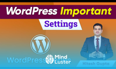 Learn WordPress Important Settings WordPress Tutorial for Beginners in Hindi 2021 WordPress by ...