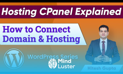 Learn Cpanel Web Hosting Tutorial Hindi How to Connect Domain with Hosting WordPress Full Course ...
