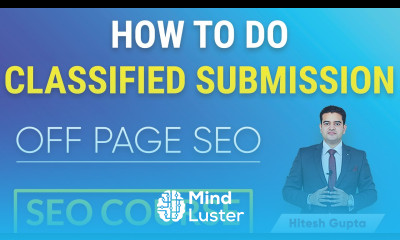 Learn How to Do Classified Submission in SEO Off Page SEO Techniques ...