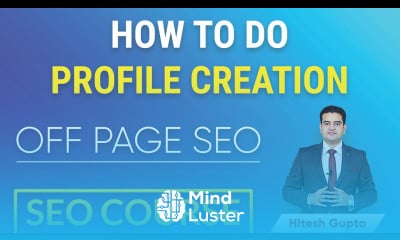Learn How to Do Profile Creation in SEO Profile Creation Sites for SEO ...