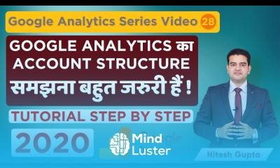 Learn Google Analytics Account Structure Explained 2020 Google Analytics Tutorial In Hindi ...