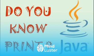 Learn Print in Java - Mind Luster