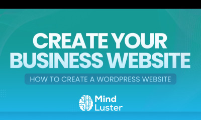Learn Video 34 How To Create A Business Website - Mind Luster