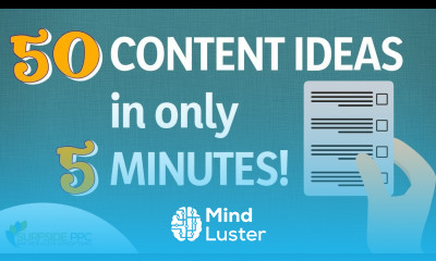 Learn Get 50 Website Content Ideas in only 5 Minutes - Mind Luster