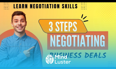 Learn Negotiation skills 3 Steps to Negotiating Business Deals - Mind ...