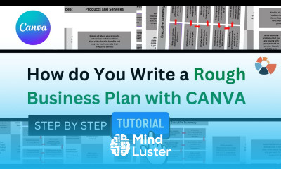 Learn How do You Write a Rough Business Plan with CANVA - Mind Luster