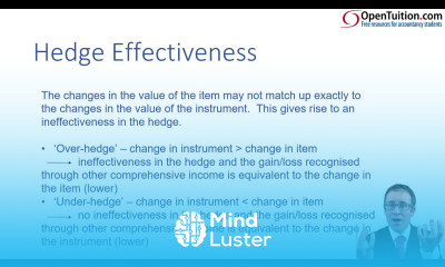 Learn Hedging criteria and hedge effectiveness ACCA SBR lectures - Mind ...