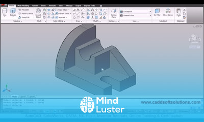 Learn AutoCAD 3D Objects Modeling Tutorial for Beginners AutoCAD 2010 - Mind Luster