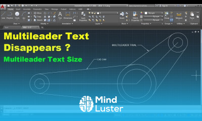 Learn AutoCAD Multileader Text Size AutoCAD Multileader Text Disappears ...