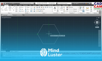 Learn AutoCAD Training Tutorial for Beginners Lesson 3 - Mind Luster