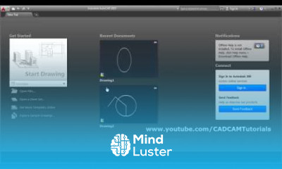 Learn AutoCAD 2015 User Interface Tutorial - Mind Luster