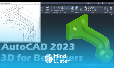 Learn AutoCAD 2023 3D Tutorial for Beginners - Mind Luster