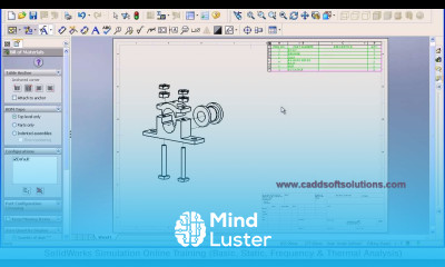 Learn SolidWorks Exploded View Drawing Tutorial Bill of Material Autoballoons - Mind Luster