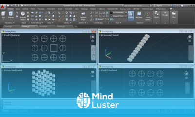Learn AutoCAD Rectangular Array Command Tutorial Complete 3D Array Edit ...