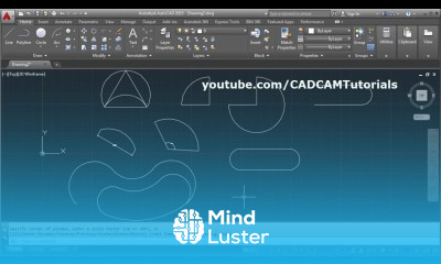 Learn AutoCAD Arc Command Tutorial Complete - Mind Luster