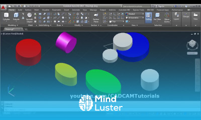 Learn AutoCAD 3D Cylinder Command Tutorial Complete 3 Points Tan Tan ...