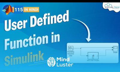 Learn User Defined Function In MATLAB Simulink Hindi - Mind Luster