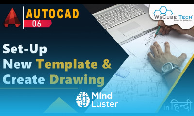 Learn Setup New Template and Create Drawing in AutoCad Hindi AutoCad Tutorial for Beginner Part ...