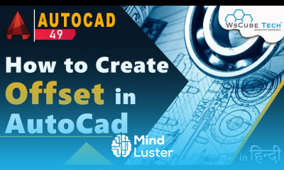 Learn Offset Command in AutoCad How to Create Use Offset Command in AutoCad AutoCad Tutorial 49 ...