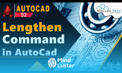 Learn Lengthen Command in AutoCad How to Use Lengthen Command in AutoCad AutoCad Lengthen ...