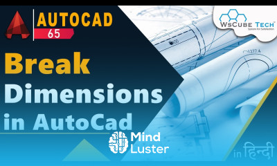 Learn AutoCad Break Line Dimensions How to Break Dimensions in AutoCad ...