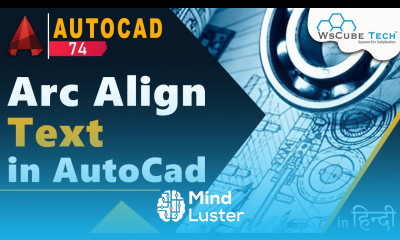 Learn Arc Align Text Command How to Create Arc Align Text in AutoCad AutoCad Tutorial 74 - Mind ...