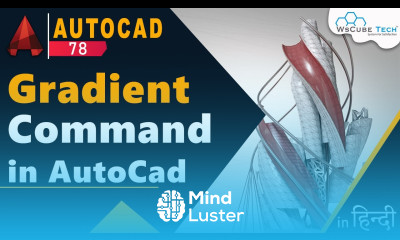 Learn AutoCAD Gradient Command How to use Gradient Command in AutoCAD AutoCAD Tutorial 78 - Mind ...