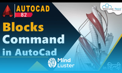 Learn Blocks Command How to Create Blocks in AutoCad AutoCad Tutorial 82 - Mind Luster