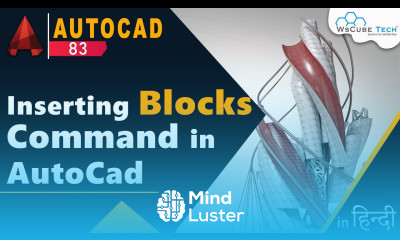 Learn Inserting Blocks How to Insert Blocks in AutoCad AutoCad Tutorial 83 - Mind Luster