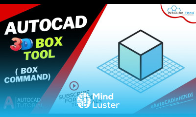 Learn How to Use Box Command in AutoCAD AutoCAD 3D Modeling Box Command ...