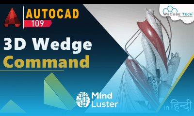 Learn How to Use Wedge Command in AutoCAD AutoCAD 3D Modeling Wedge Command AutoCad Tutorial 109 ...