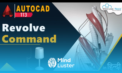 Learn How to Use Revolve Tool Command in AutoCad AutoCad Revolve ...