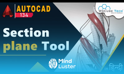 Learn AutoCAD 3D How To Use Section Plane Tool in AutoCAD AutoCAD ...