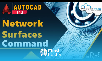 Learn AutoCAD 3D How To use Network Surface Command in AutoCAD AutoCAD Tutorial 143 - Mind Luster