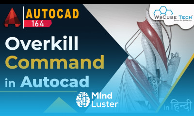 Learn AutoCad Overkill How to Use Overkill Command in AutoCad AutoCad Tutorial 164 - Mind Luster