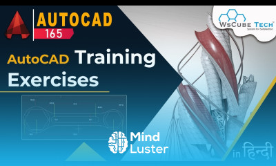 Learn AutoCad Practical AutoCad Training Exercise Basic Advanced ...