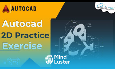Learn Autocad Practice Drawing Exercise AutoCAD Training Exercises for ...