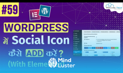 Learn Add Social Share Buttons on WordPress WordPress Elementor - Mind Luster