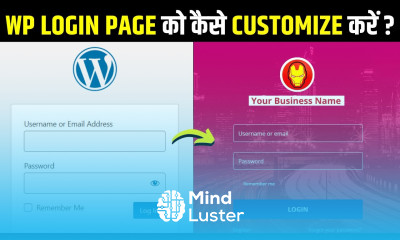 Learn WordPress Dashboard WordPress में Login Page को कैसे Customize करें - Mind Luster