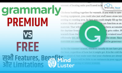 Learn Grammarly Premium vs Free All Features Benefits Cost Difference ...